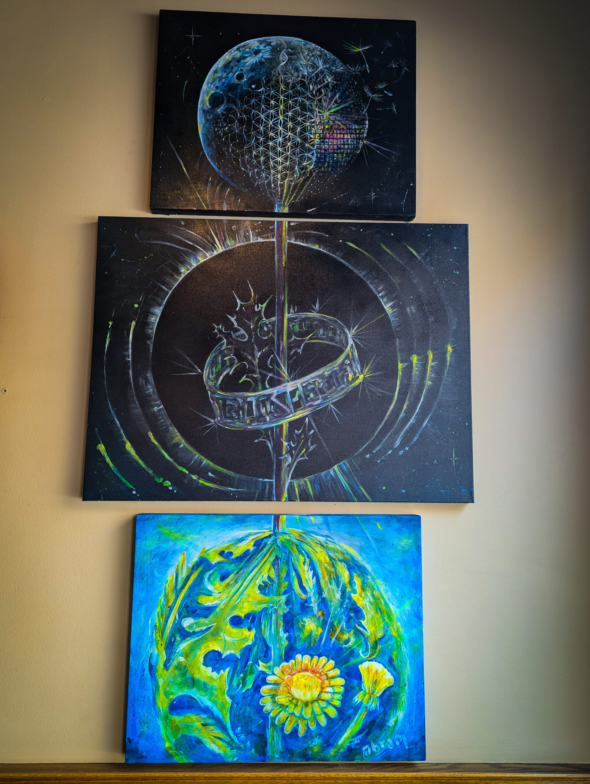 Dandelion Moon- Original Artwork - DreamPirate Productions