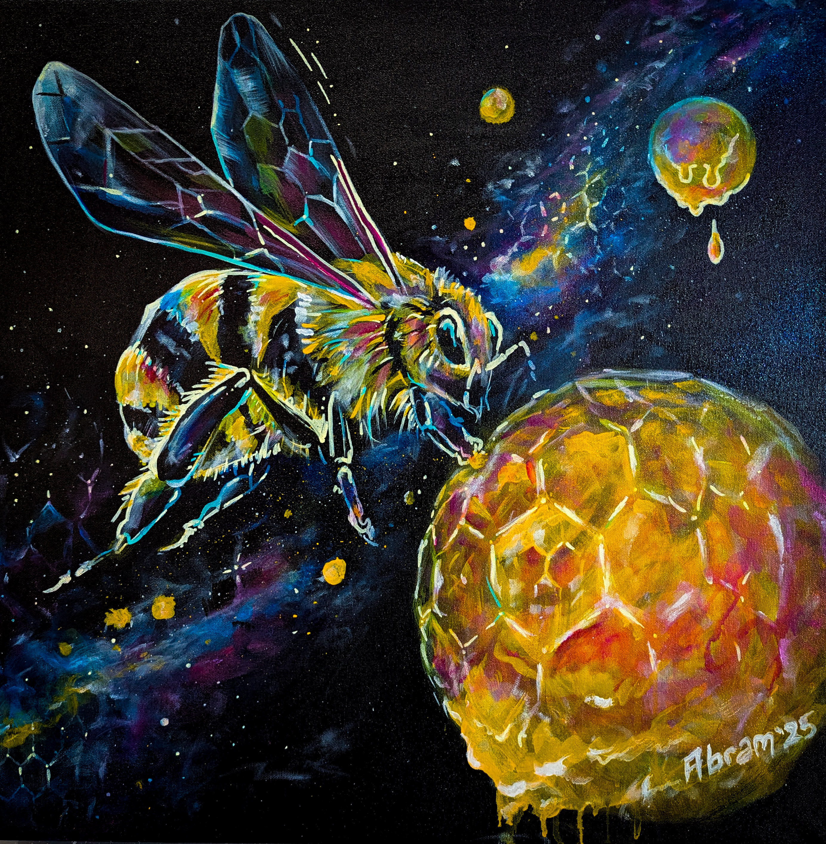 Space Bee- Tapestry - DreamPirate Productions